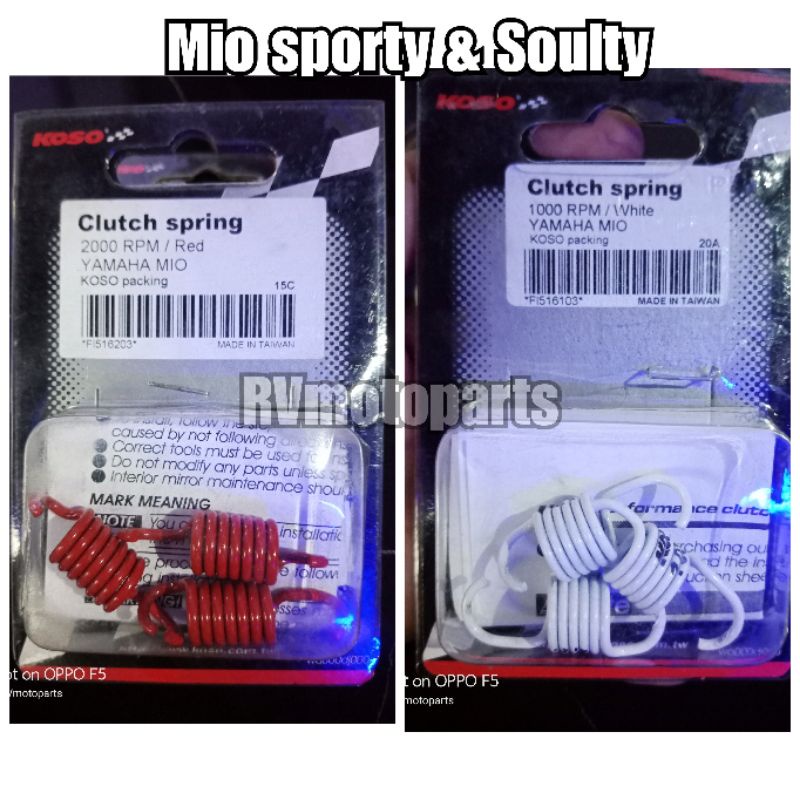 KOSO Clutch Spring For mio sporty & soulty | Shopee Philippines