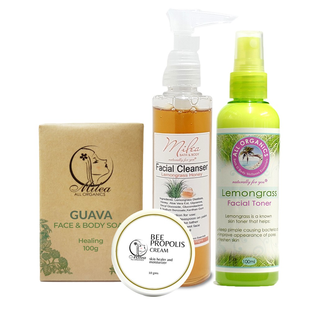 Milea All Organics Pimple Treatment Skin Care Set | Shopee Philippines
