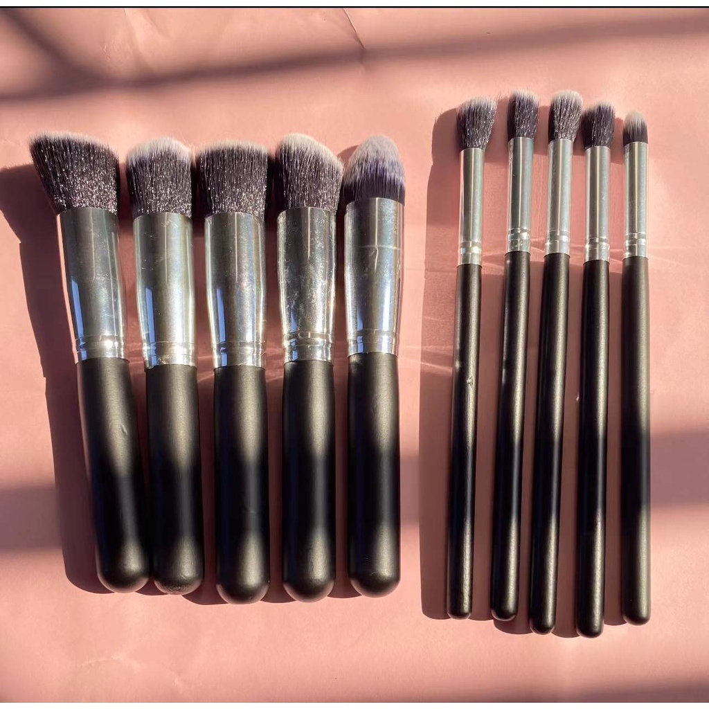 10Pcs Professional Soft Make Up Brush Set | Shopee Philippines