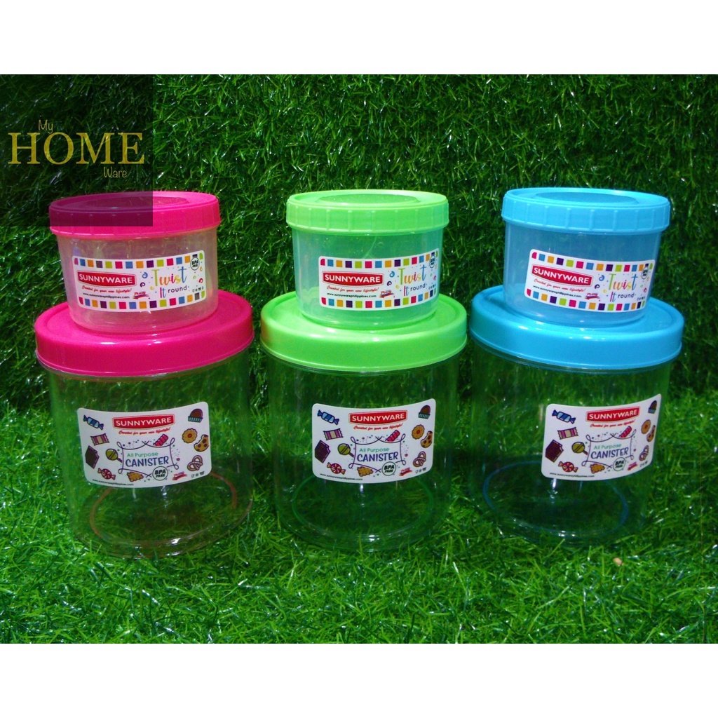 Sunnyware All Purpose Canister/Garapon BUY 2 TAKE 1 (Random color)(BPA ...