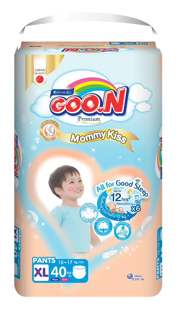 GOO.N Premium Mommy Kiss Diaper Pants XL40 | Shopee Philippines