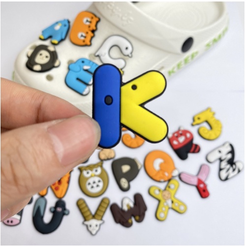New Crocs Pet English Letters Jibbitz Charms Cartoon Shoes Flower ...