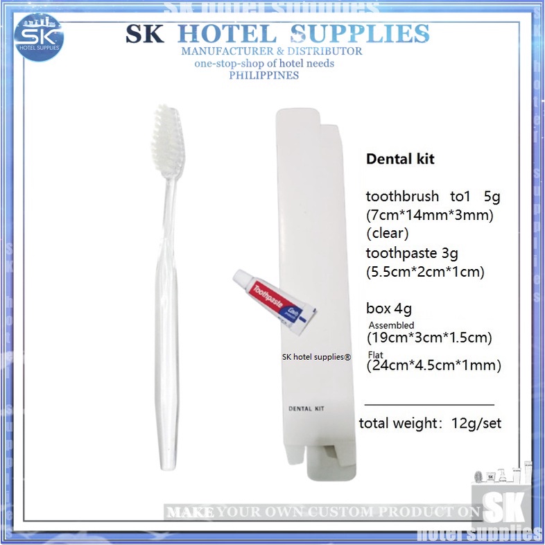 100sets DENTAL KIT Budget Hotel Kit Guest Kit Set HOTEL AMENITIES【SK ...