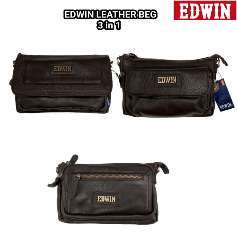 Edwin Leather 3 in1 Straw Pouch Bag EESW 38467/EESW 38468/EESW 38469 ...