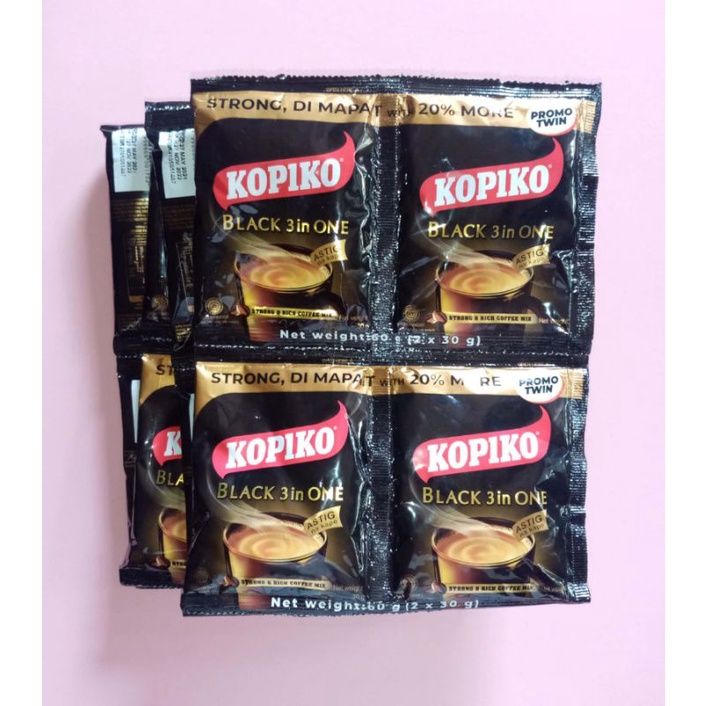 KOPIKO BLACK TWIN PACK 60g x 5's | Shopee Philippines