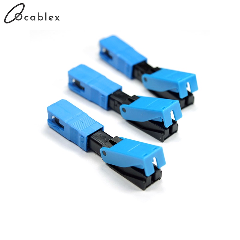High Quality Quick Connector FTTH SC UPC Optical fiber covered wire SC ...