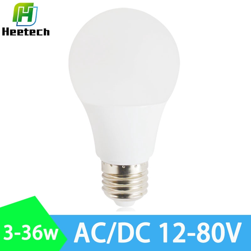 LED Bulb E27 DC&AC 12V 24V 36V Led Lamp 9W 12W 15W Led Light Bulbs ...