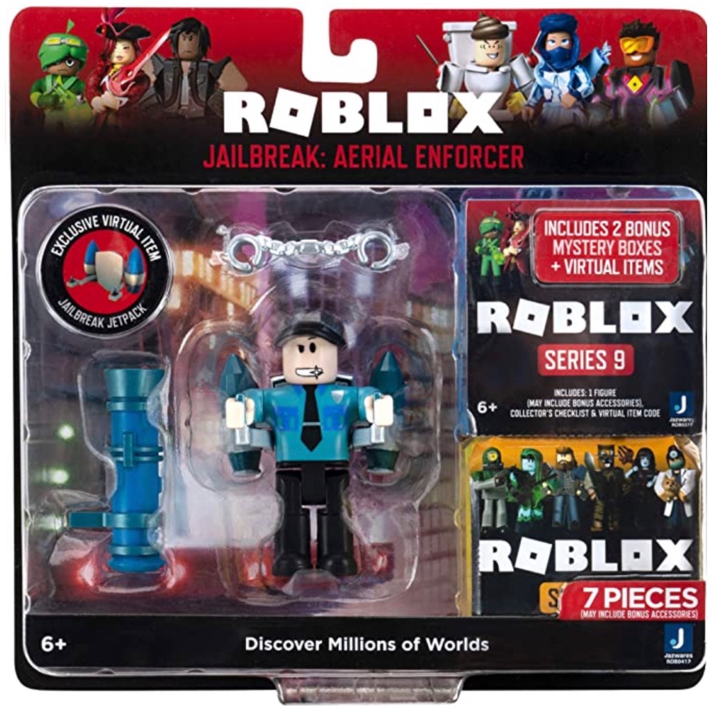 Roblox Action Collection - Jailbreak Aerial Enforcer Figure Pack + Two ...