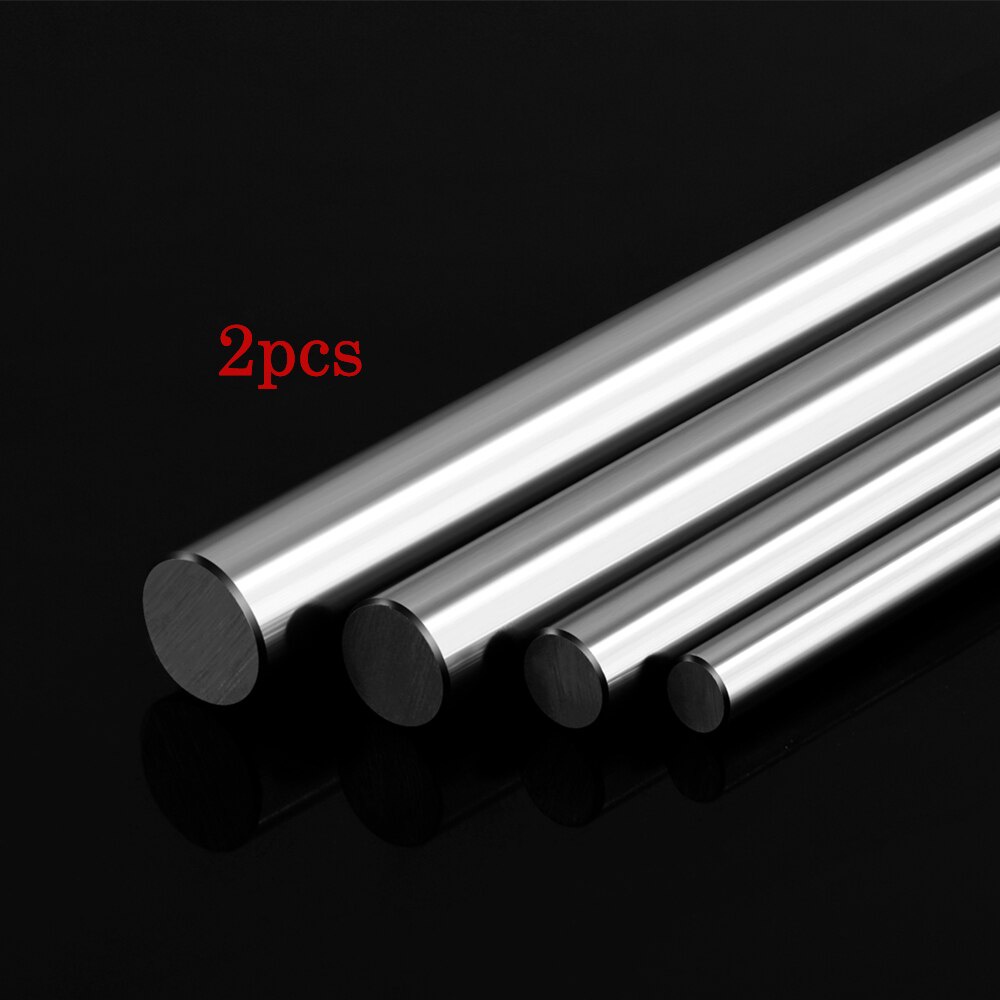 2PC 3D Printer Parts Optical Axis 300 350 400 450 500mm Smooth Rods 8mm ...