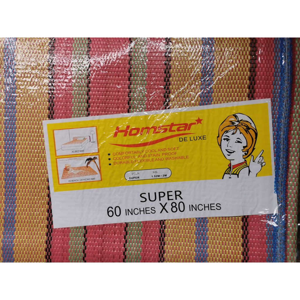 Banig homestar plastic Mat high quality | Shopee Philippines