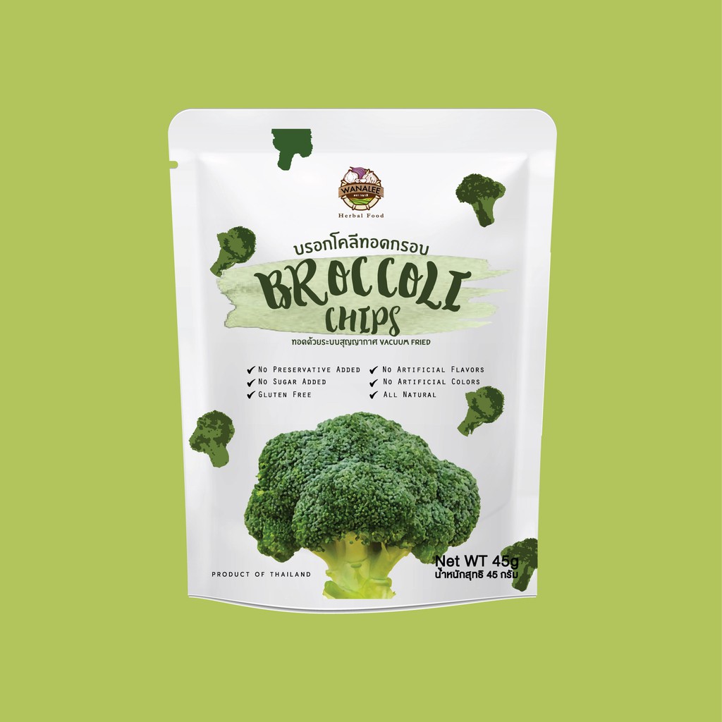 (NEW!!) 2 Flavours WANALEE-Broccoli Chips 20g | Shopee Philippines