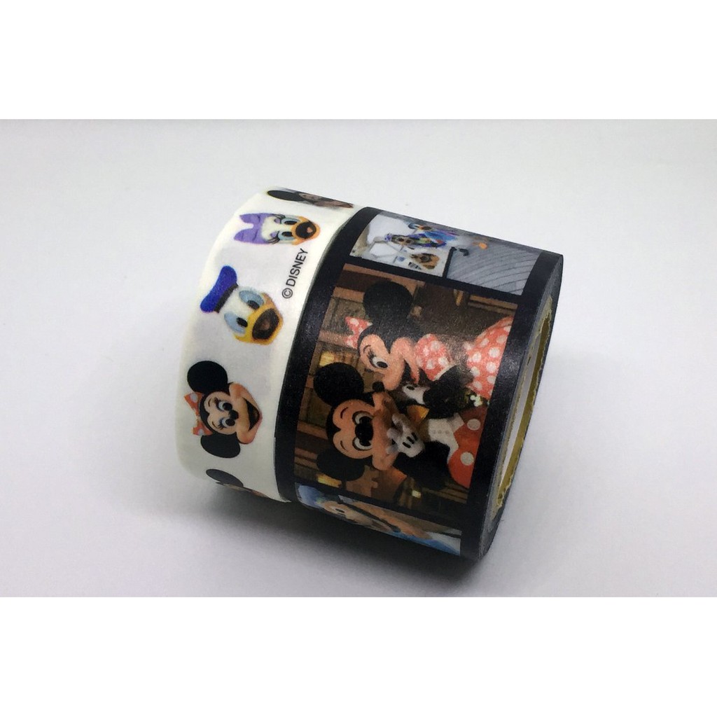 Disney Mascot Masking Tape - Set of 2 - Mickey Minnie Mouse Donald ...