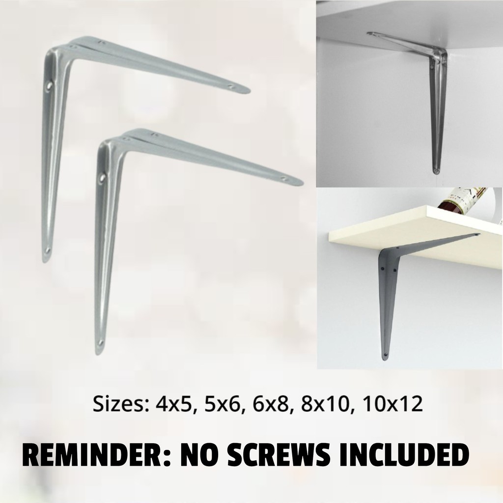 2Pcs Shelf Bracket For Wall Heavy Duty Elbow Bracket Altar Shelves Rack ...