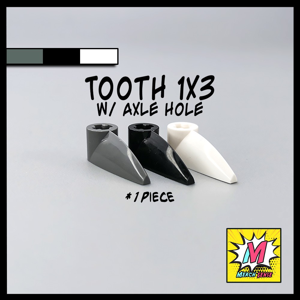 Tooth 1x3 Brick Building Toy Parts 41669 | Shopee Philippines