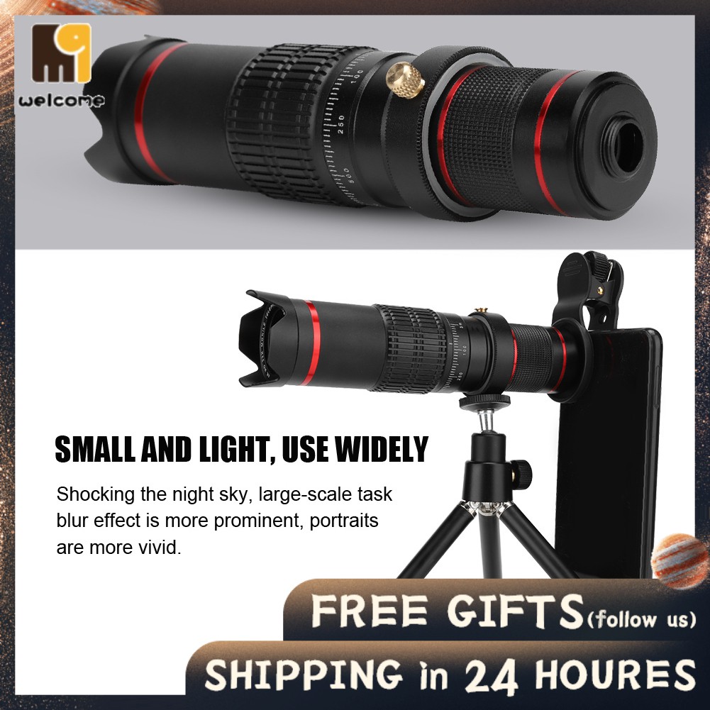 [READY STOCK] HD 4K 22X Zoom Phone Telescope Lens Telephoto External ...