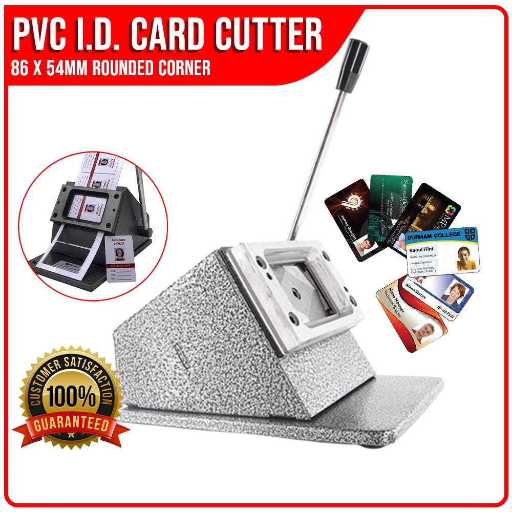 PVC Card Cutter Photo Die Cutter 86*54mm Rounded Corner Heavy Duty Die ...