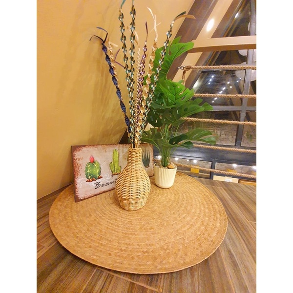 Handwoven vase with palamuti/ Native vase | Shopee Philippines