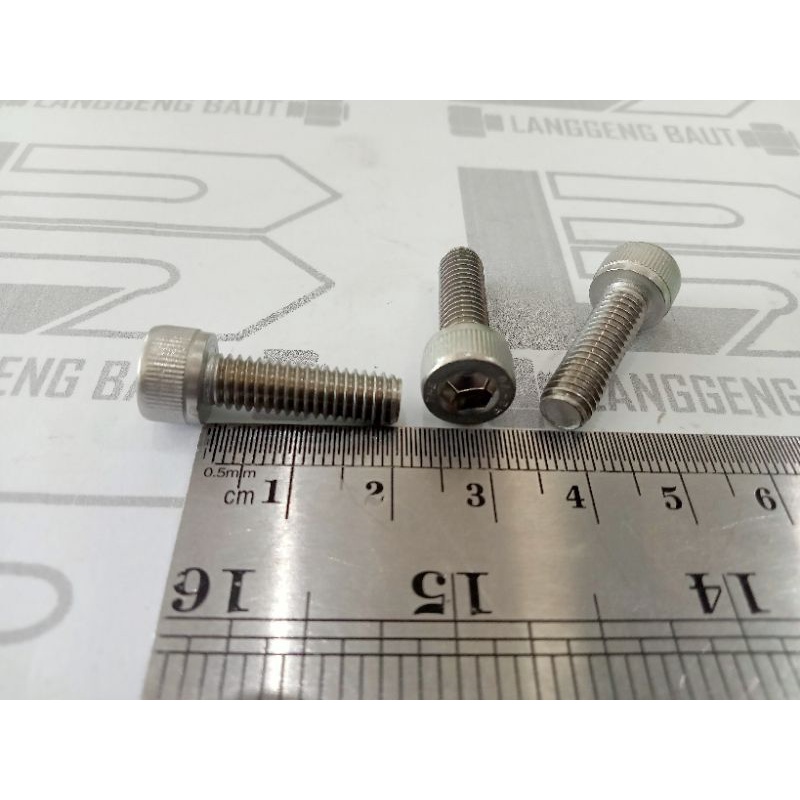 Stainless L Bolt M6 X 20 (2cm) THE A2-70 M6x20 | Shopee Philippines
