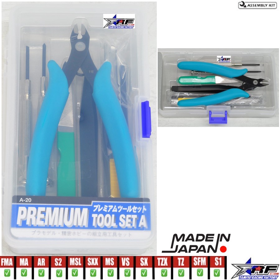 Mineshima A-20 PREMIUM PLASTIC MODEL TOOL SET (HOBBY TOOLS) | Shopee ...
