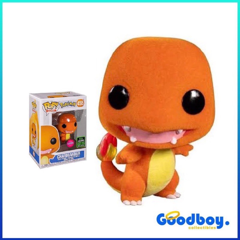 Original Funko Pop! Pokemon - Charmander Flocked #455 ECCC FLOCKED ...
