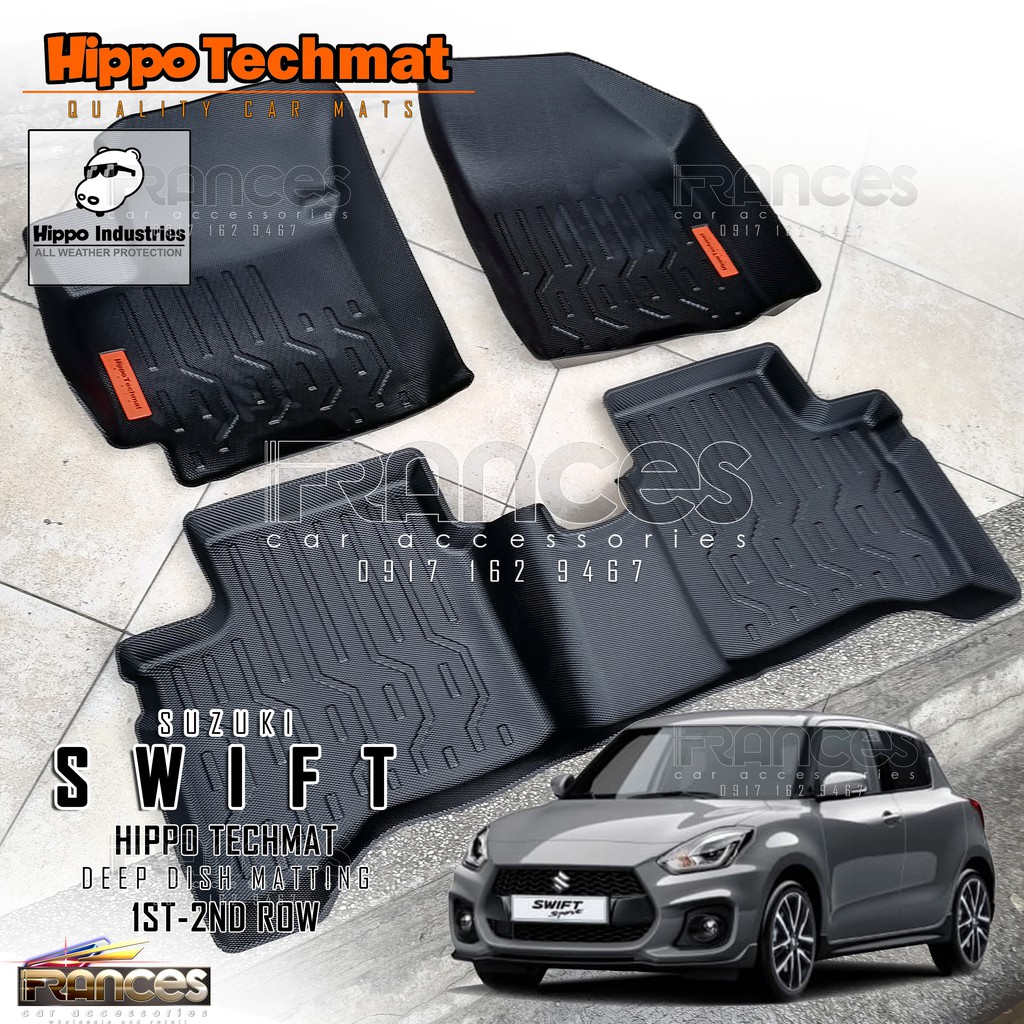 Suzuki Swift 2019 to 2025 Hippo Techmat Deep Dish Floor Matting ...