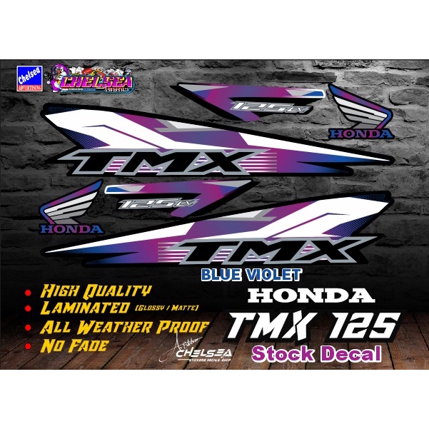 Honda TMX 125 Stock Decals / Stickers with freebies | Shopee Philippines
