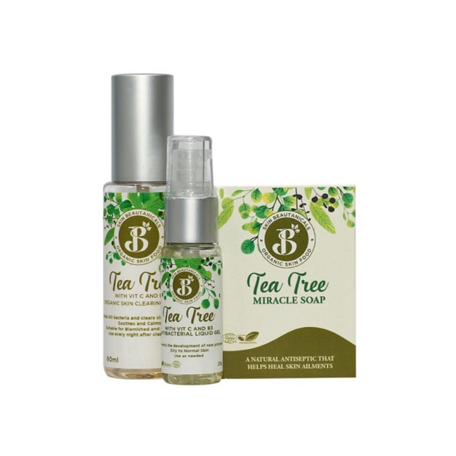 Tea Tree Acne/ Pimple Organic Facial Kit (OILY AND ACNE PRONE SKIN ...
