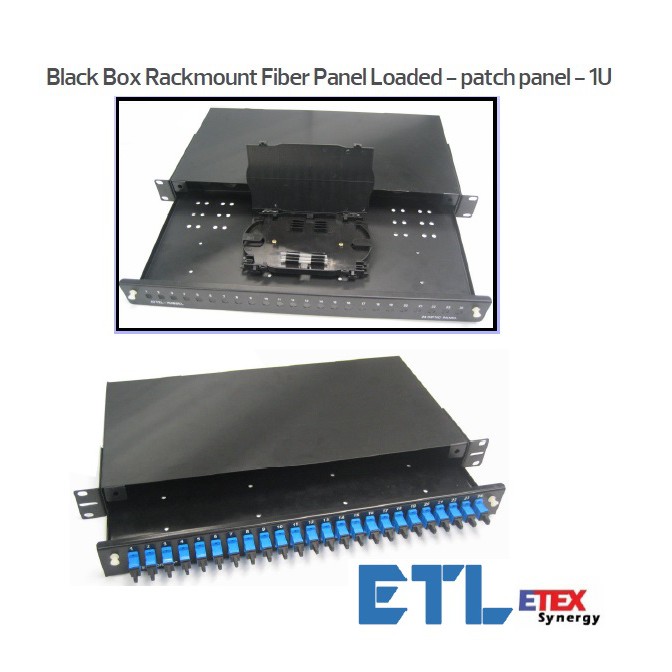 1U FIBER PATCH PANEL 24C SC adapter splicing tray rack mounted | Shopee ...