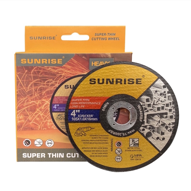 Sunrise Cutting Disc 4" Inch. For Metal /Stainless Steel (25pcs ...