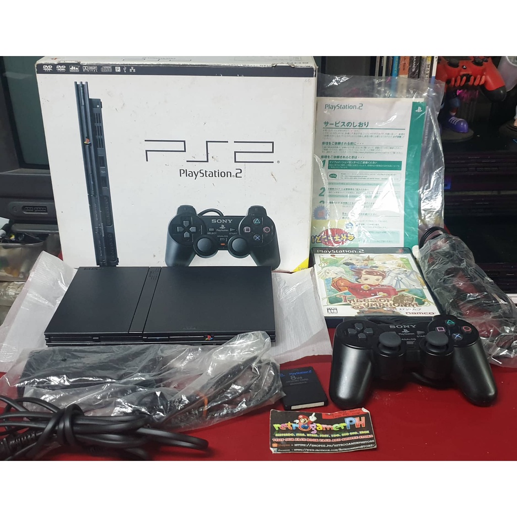 Sony PlayStation 2 Slim Console Complete (SCPH-70000 CB) with Box ...