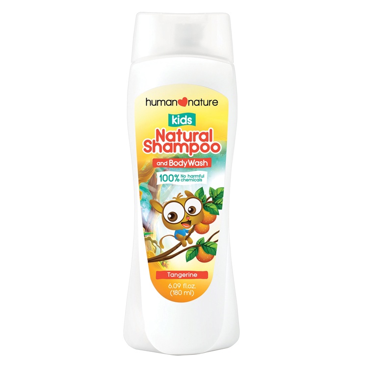 Human Nature Kids Natural Shampoo and Body Wash (No Harmful Chemicals ...