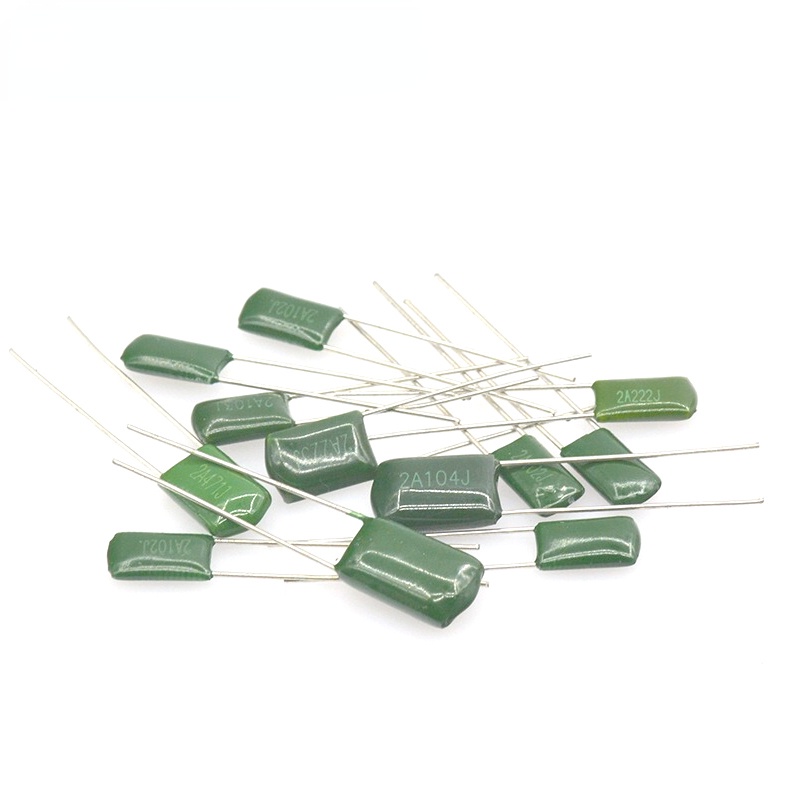 50 Pcs Polyester Film Capacitor 100V 1nF 1.5nF 2.2nF 100nF 2A471J ...