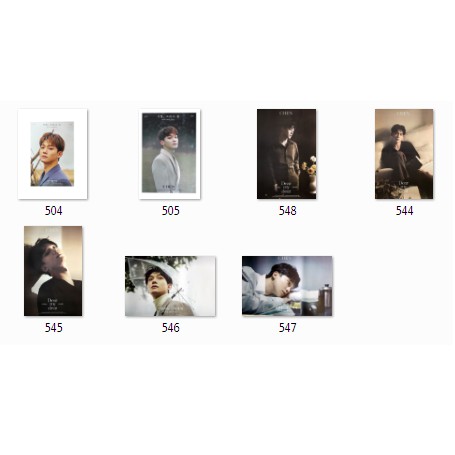 SM Exo Chen solo poster/ A0 size photo | Shopee Philippines