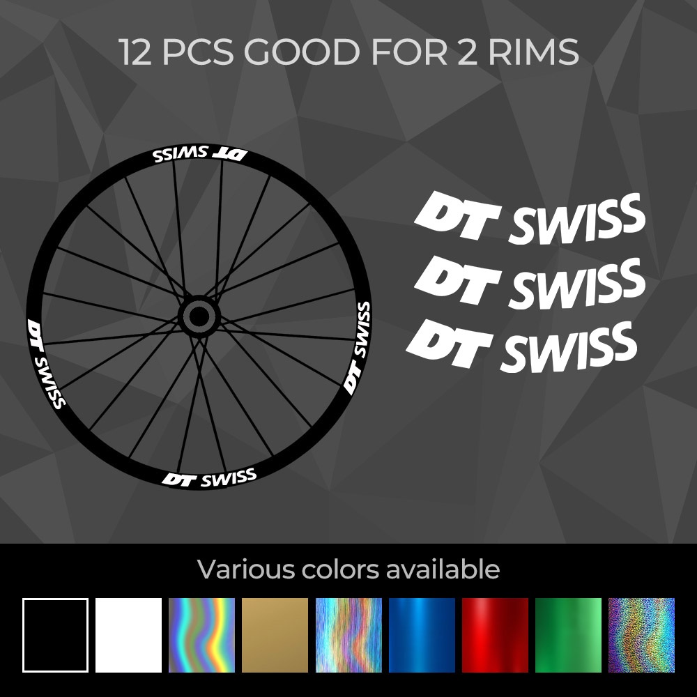 DT Swiss decals stickers for rim wheels Road bike MTB bycicle cycling ...