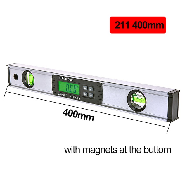 YOLO MALL Digital Protractor Angle Finder Electronic Level 360 Degree Inclinometer with Magnets ...