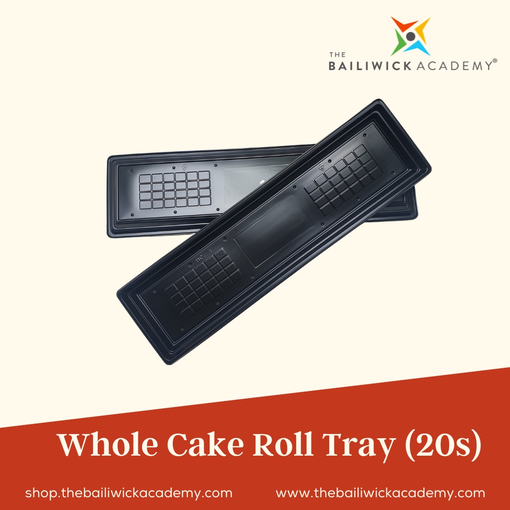 Black Whole Cake Roll Tray (20's) | Shopee Philippines