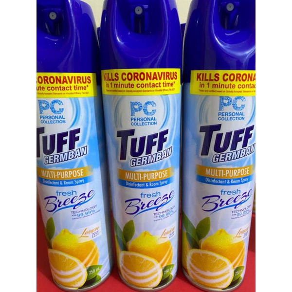 Tuff Multi-purpose Disinfectant & Room Spray with Fresh Breeze | Shopee ...