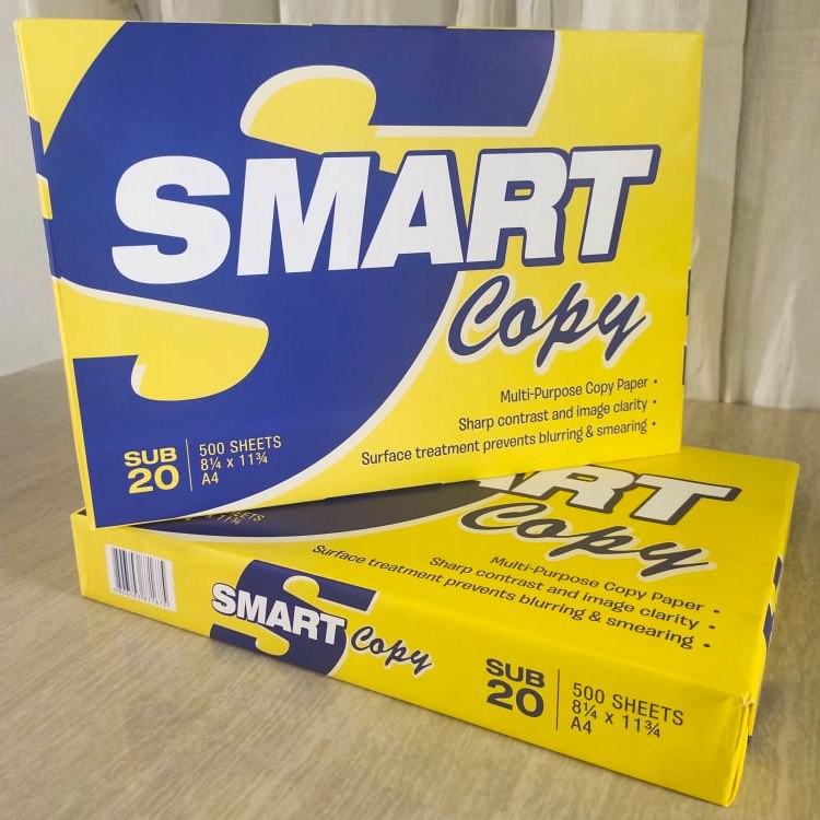Smart Copy Paper | Short, Long, A4 | per Ream of 500 sheets | Shopee ...