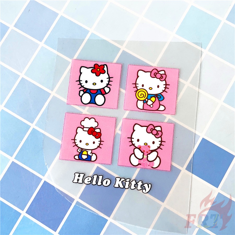 Heat Transfer Vinyl Stickers：H.Kitty 1Pc DIY Iron on Transfer Thermo ...