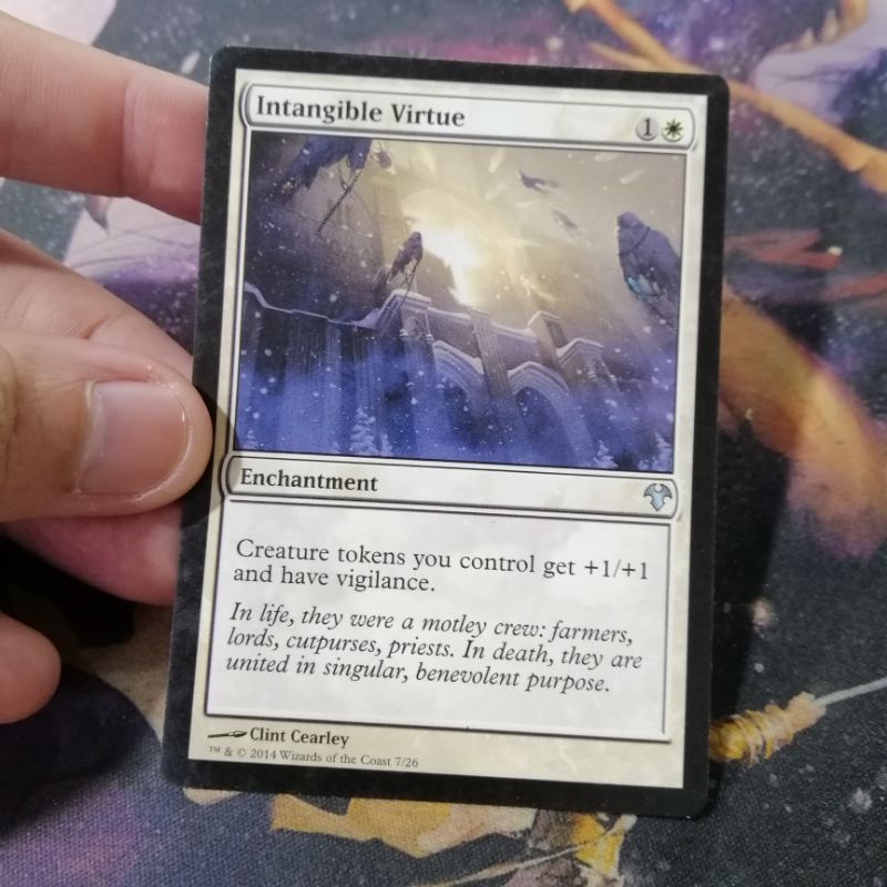 1 Intangible virtue Modern event deck MTG card magic | Shopee Philippines