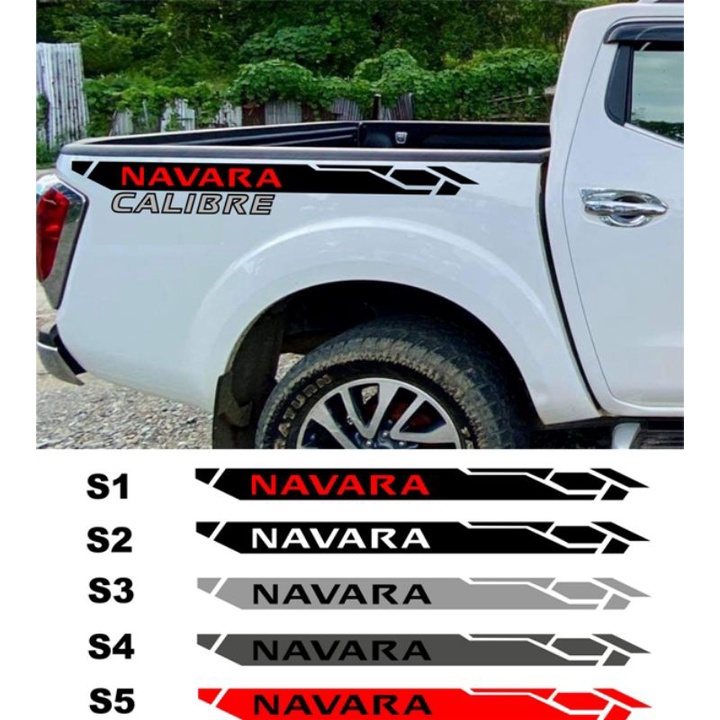 2pcs Nissan Navara Sticker Design for body not compatible for 2022model ...