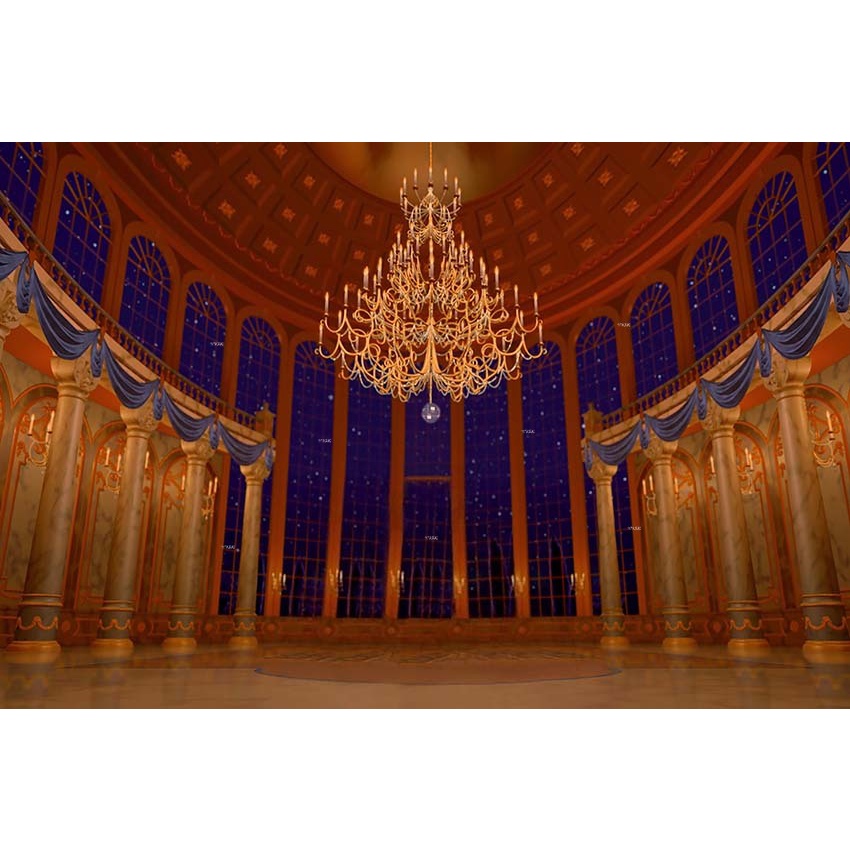 Beauty Backdrops for Photography Beast Red Carpet Stairs Party ...