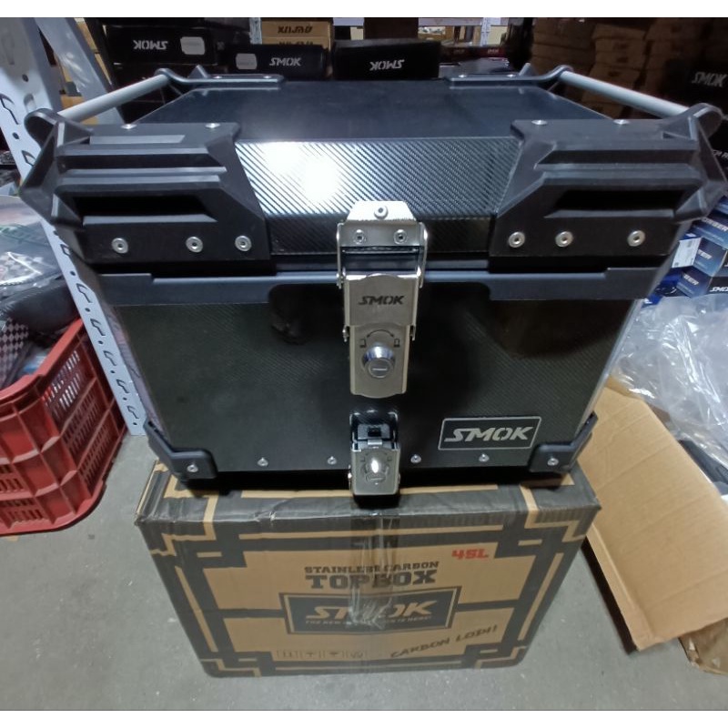 SMOK ALUMINUM CARBON TOP BOX 45 LITER | Shopee Philippines