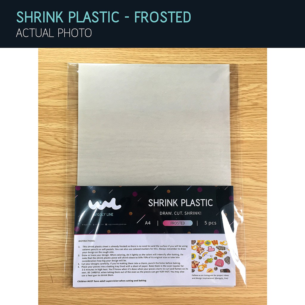 5pcs DIY Shrink Plastic - ON HAND - Shrinky Dink - Shrinkles | Shopee ...