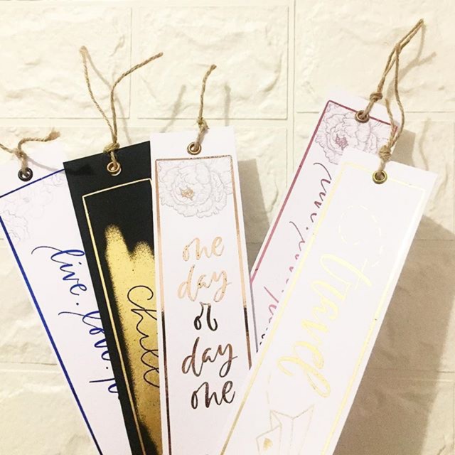 Customized foiled bookmarks | Shopee Philippines