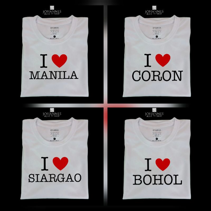 Philippine Souvenir T-Shirt Dri-fit White Bohol Palawan Cebu Baguio ...