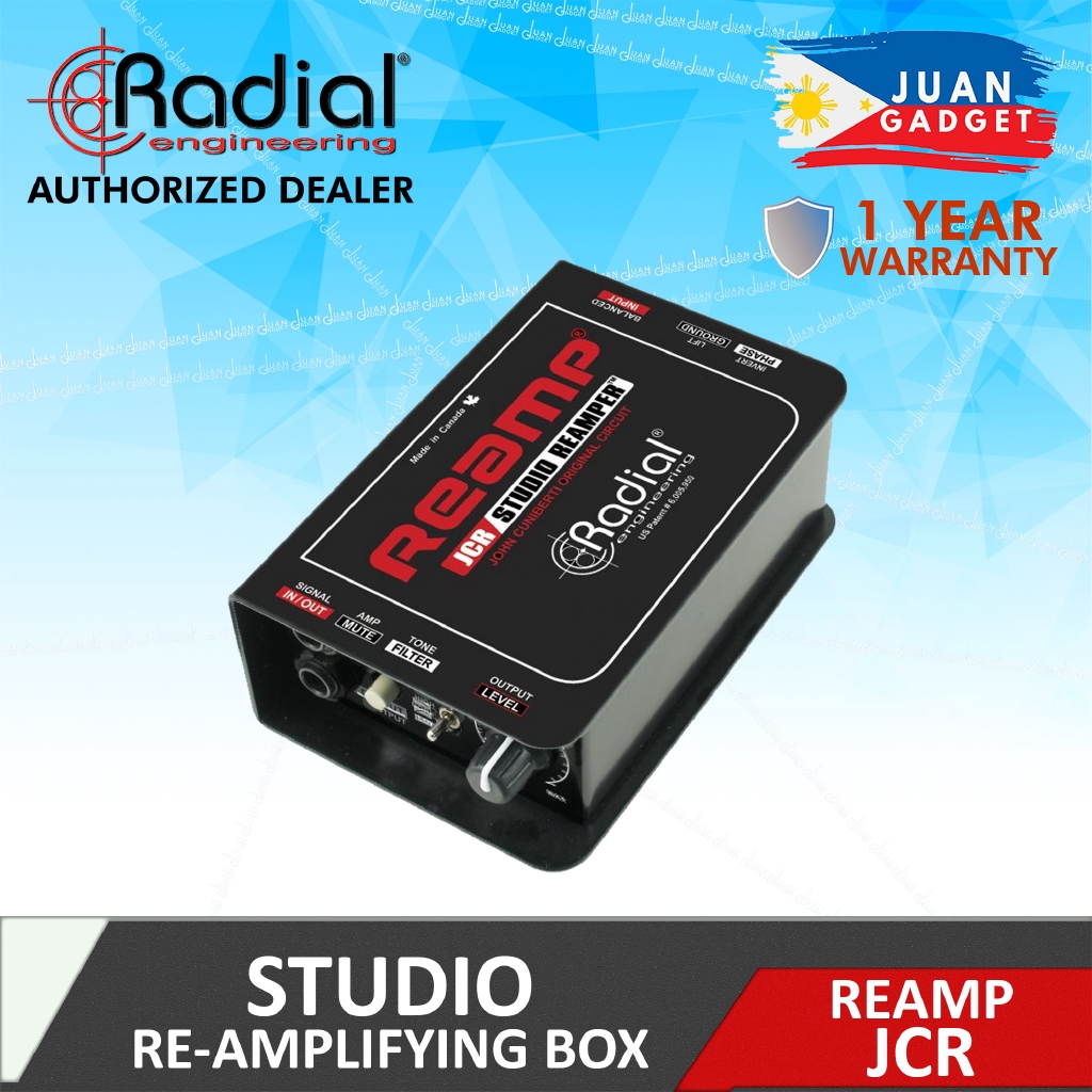 Radial Engineering Reamp JCR Studio Reamper | Shopee Philippines