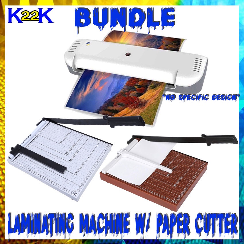 (BUNDLE)(VARIATION) K22K A4 Laminator Laminating Machine WITH A4 Paper ...