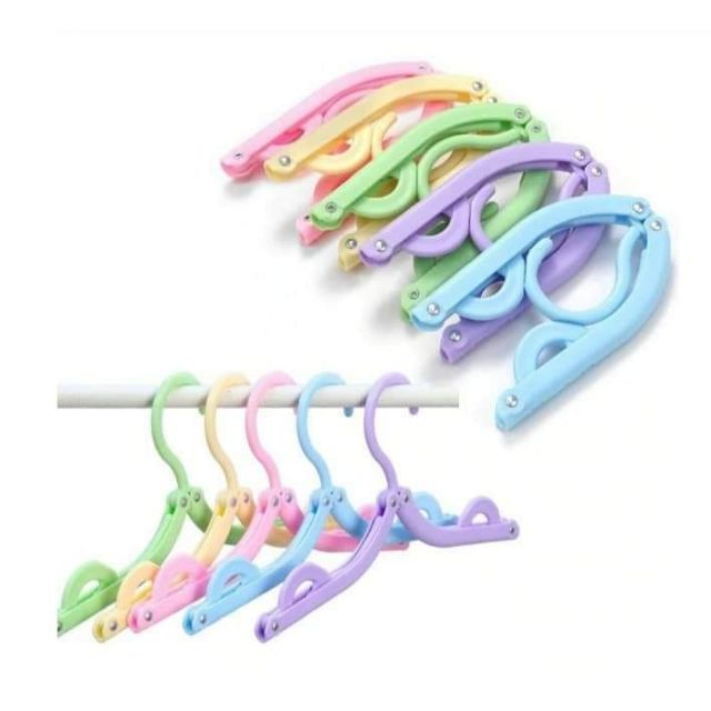 【W0260】Magic portable folding Plastic cool hanger (1pc) | Shopee ...