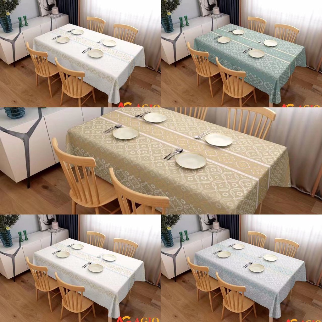 Nordic Waterproof Oilproof Table Cloth Rectangular Tablecloths Round ...